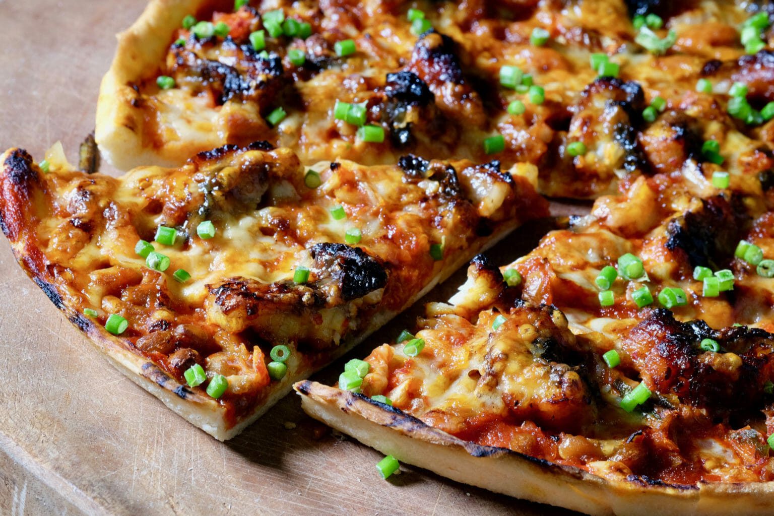 Asian Pizza with Natto and Kimchi - delectabilia