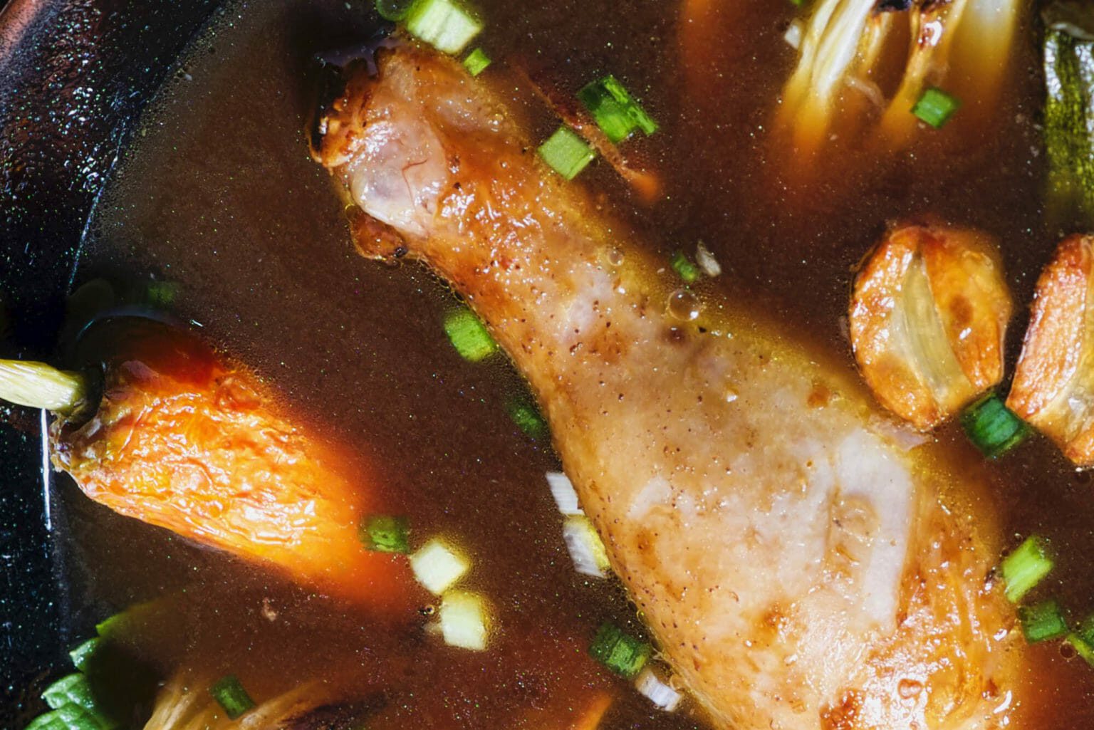 Brown chicken stock recipe - delectabilia