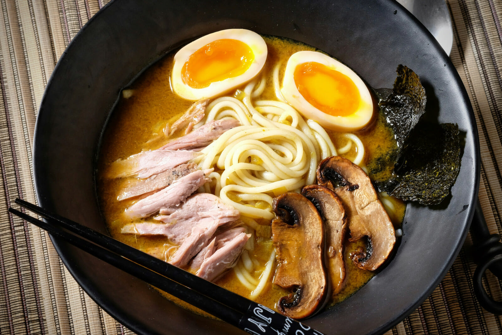 Sous Vide Duck Curry Udon - delectabilia