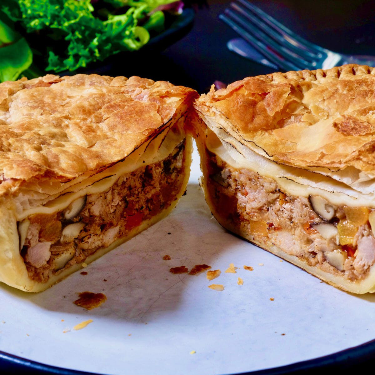 Braised Duck Pie - delectabilia