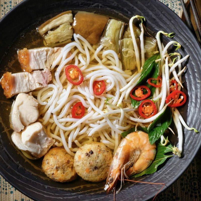 Fermented fish consommé (Bún mắm trong suốt) - delectabilia