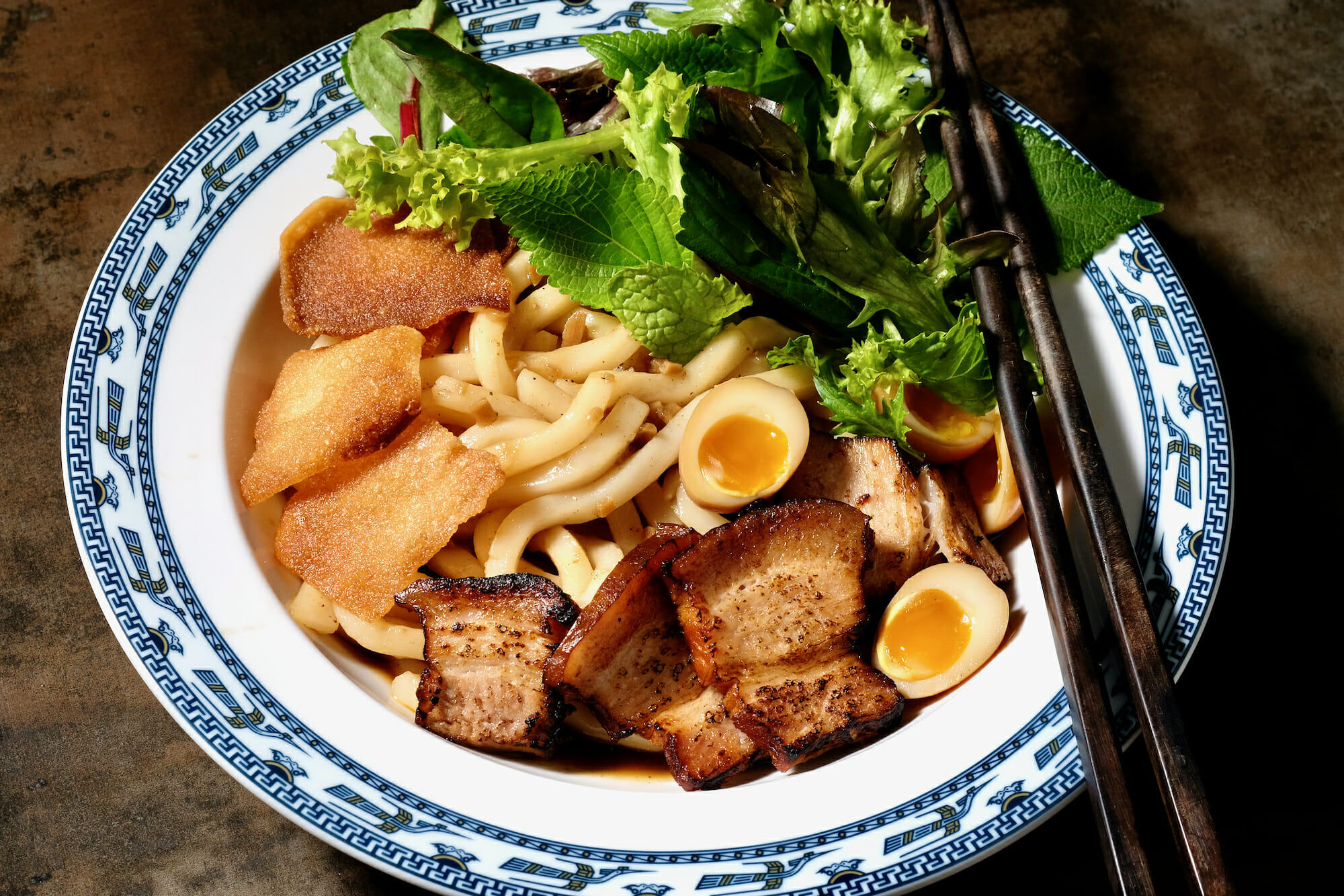 “Japanese Bridge” Pork Udon Noodles (≈ Cao Lầu) - delectabilia