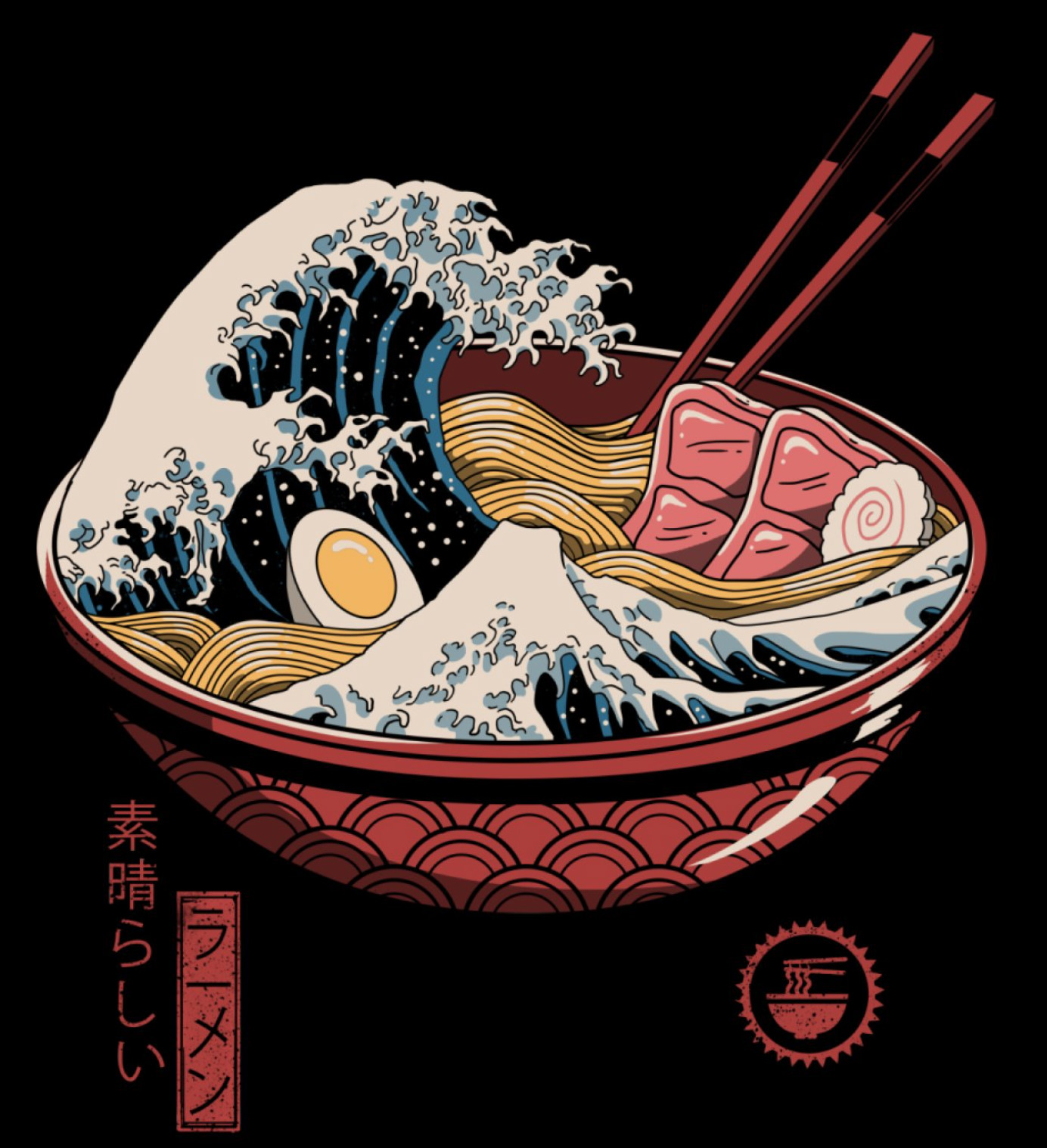 Ramen with tastes of the ocean - delectabilia