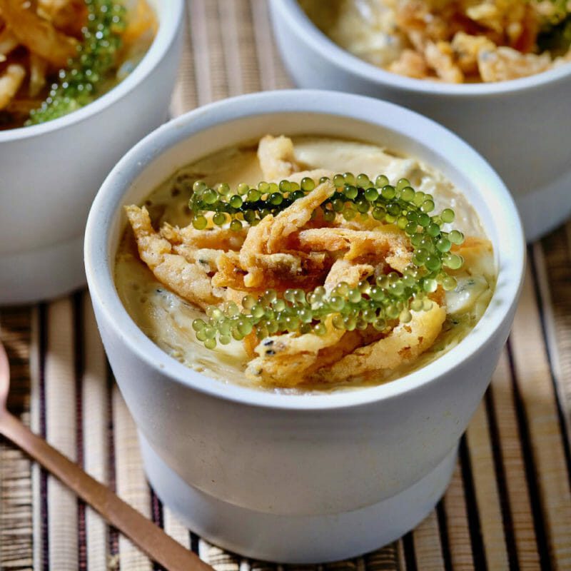 Whitebait chawanmushi recipe - delectabilia